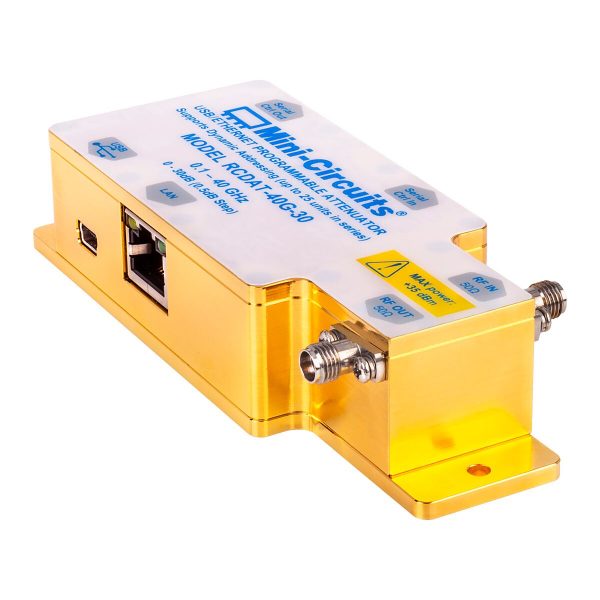 Mini-Circuits’ USB/Ethernet Programmable Attenuator, 0.1 to 40 GHz ...